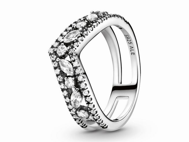 Wishbone sterling silver ring store