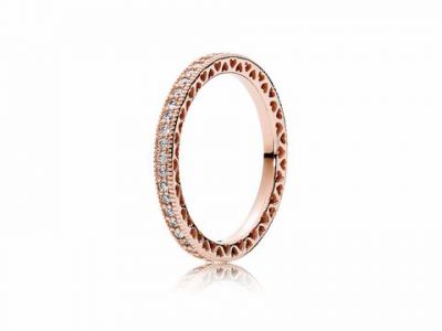 PANDORA - 180963CZ-54 - Unendliche Herzen - Ring - PANDORA Rose - Gr ...