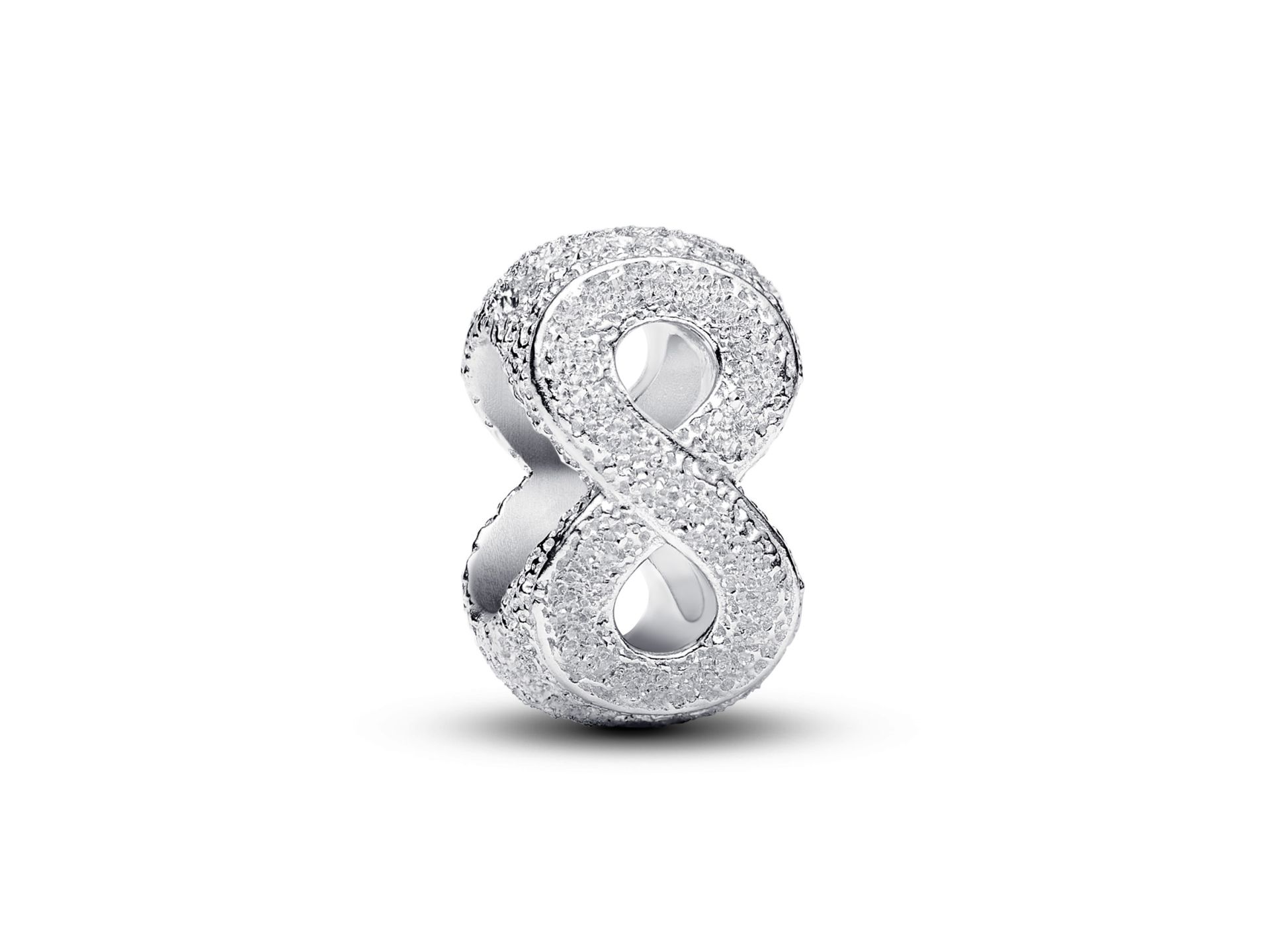 Pandora 794523C00 Strukturiertes Unendlichkeits Symbol Mini - Charm ...